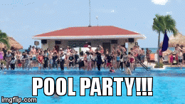 Pool party - Imgflip