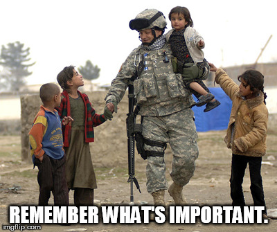 Image tagged in soldier and kids - Imgflip