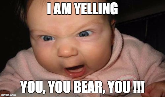 Please stop yelling - Imgflip