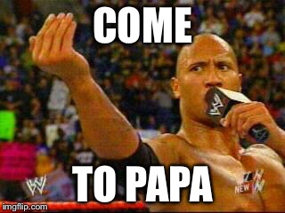 The Rock parenting - Imgflip