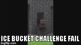 Minecraft Ice bucket challenge fail! - Imgflip