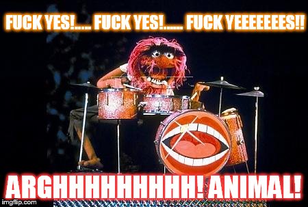 Animal on drums - Imgflip