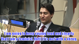 Trudeau Feminist - Imgflip