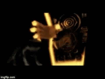 Midna using her orange ponytail hand to drag Wolf Link into the ...