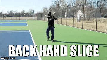 Tennis: Backhand Slice with Bite !! - Imgflip