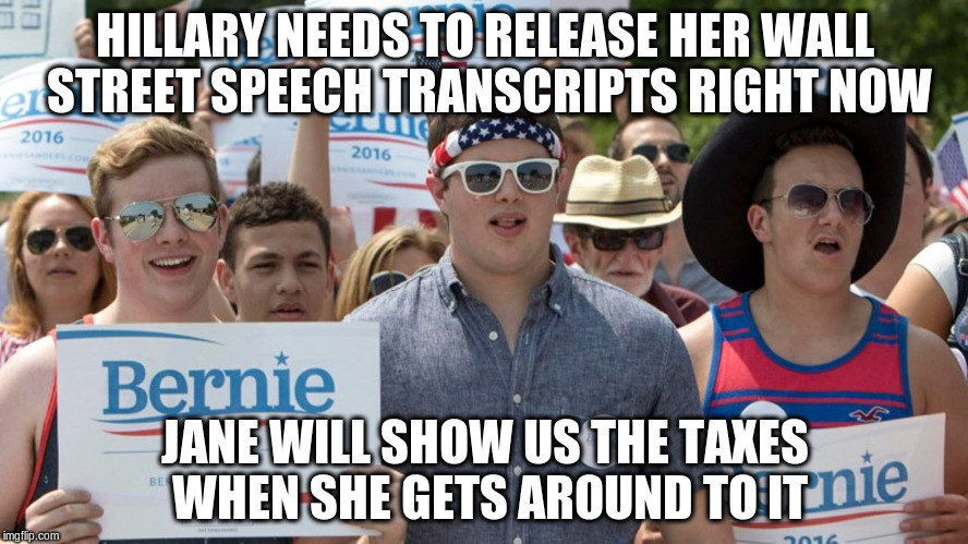Bernie Bros - Imgflip