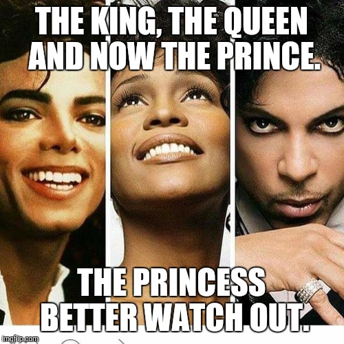 In all seriousness though. The loss of Prince is a great loss to the ...