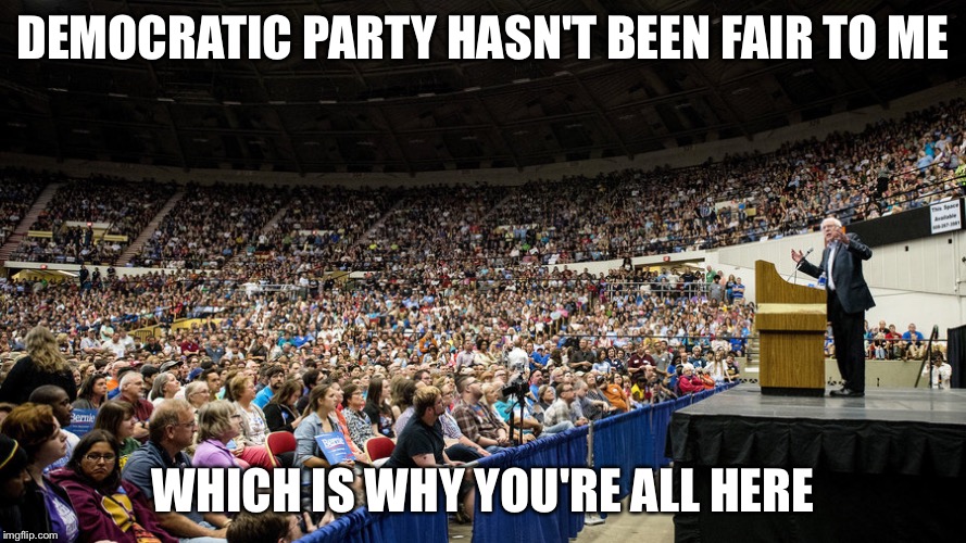 Bernie Sanders Crowd - Imgflip