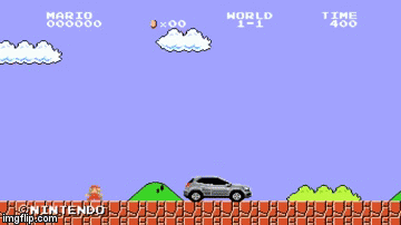Mario Driving In A GLA Mercedes-Benz - Imgflip