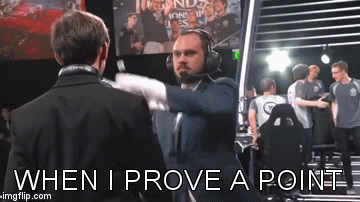 when I prove a point - Imgflip