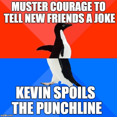 Socially Awesome Awkward Penguin Meme - Imgflip