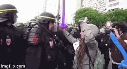 Protesters be like, "police brutality" - Imgflip