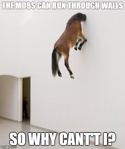 Horse in wall - Imgflip