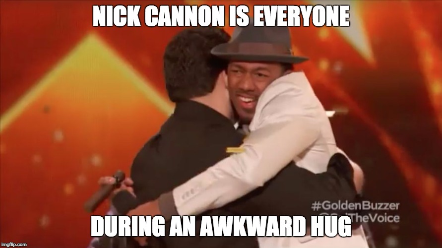 Image tagged in awkward hug - Imgflip