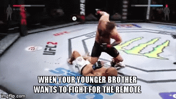 Fight for the remote - Imgflip