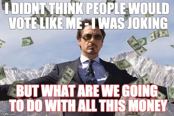 Image tagged in tony stark milionare - Imgflip