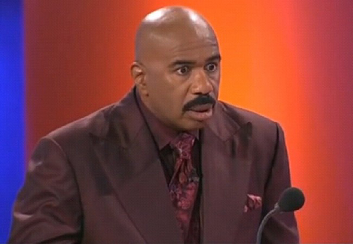 Steve Harvey Shocked Blank Template Imgflip