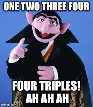 How many triples? - Imgflip