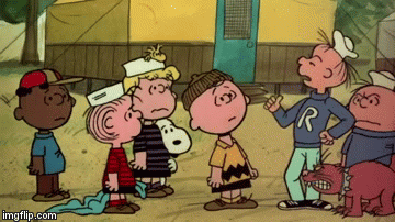 Linus and blanket taking care of business with the bullies. L - Imgflip