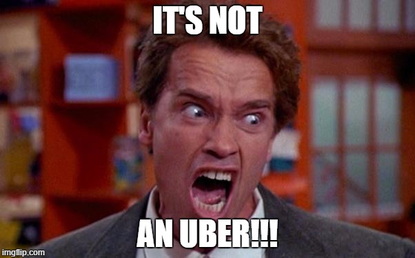 Image tagged in not an uber - Imgflip