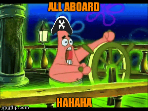 patrick is a pirate - Imgflip