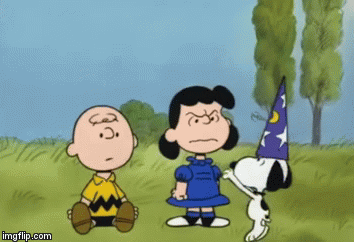 Snoopy the Great. It's magic Charlie Brown. - Imgflip