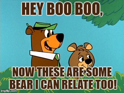 Even bears can't defy the laws of momentum... - Imgflip