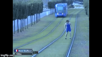 DIY olympics: 100m - Imgflip