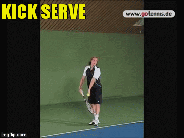 Tennis: Kick Serve - Imgflip