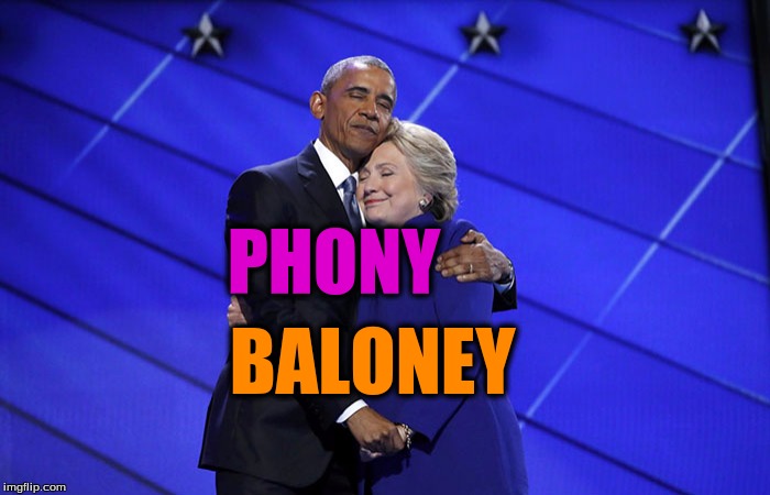 obama hillary hug - Imgflip