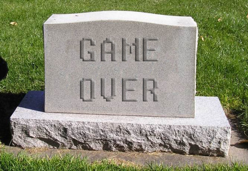 Tombstone Game Over Memes Imgflip