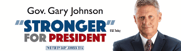 Gary Johnson for President Digital Billboard Creative - Imgflip