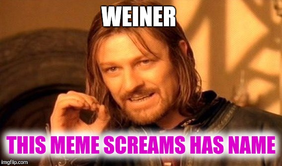 Some would say Weiner and sexting go hand in hand - Imgflip