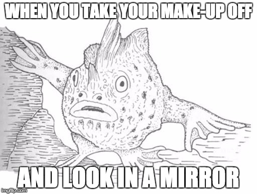 Image tagged in horrified sargassum frogfish - Imgflip