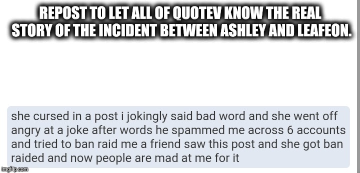 Let All Of Quotev Know - Imgflip