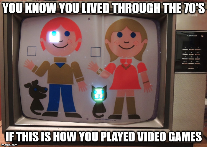 Image tagged in video game 70s pong - Imgflip