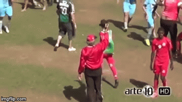 Fight in Championship of soccer - Imgflip