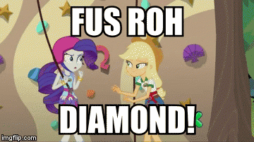 Fus Roh Diamond! - Imgflip