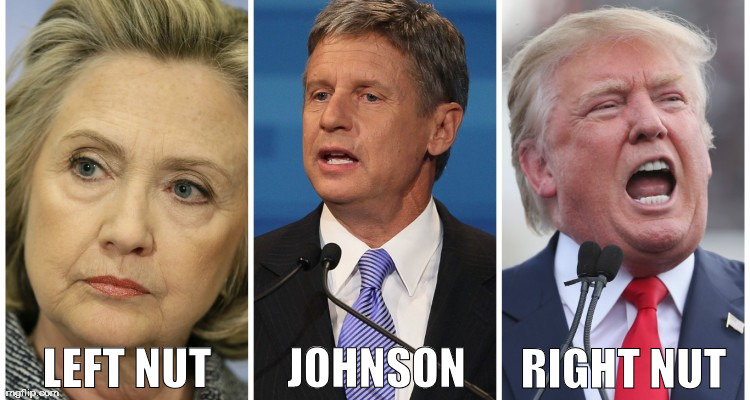 Image tagged in clinton johnson trump - Imgflip