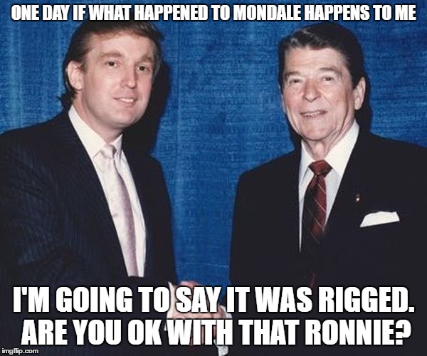 Donald Trump and Ronald Reagan - Imgflip