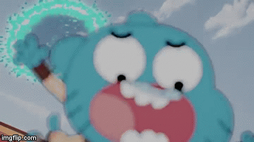 Gumball Falling Through Portals - Imgflip