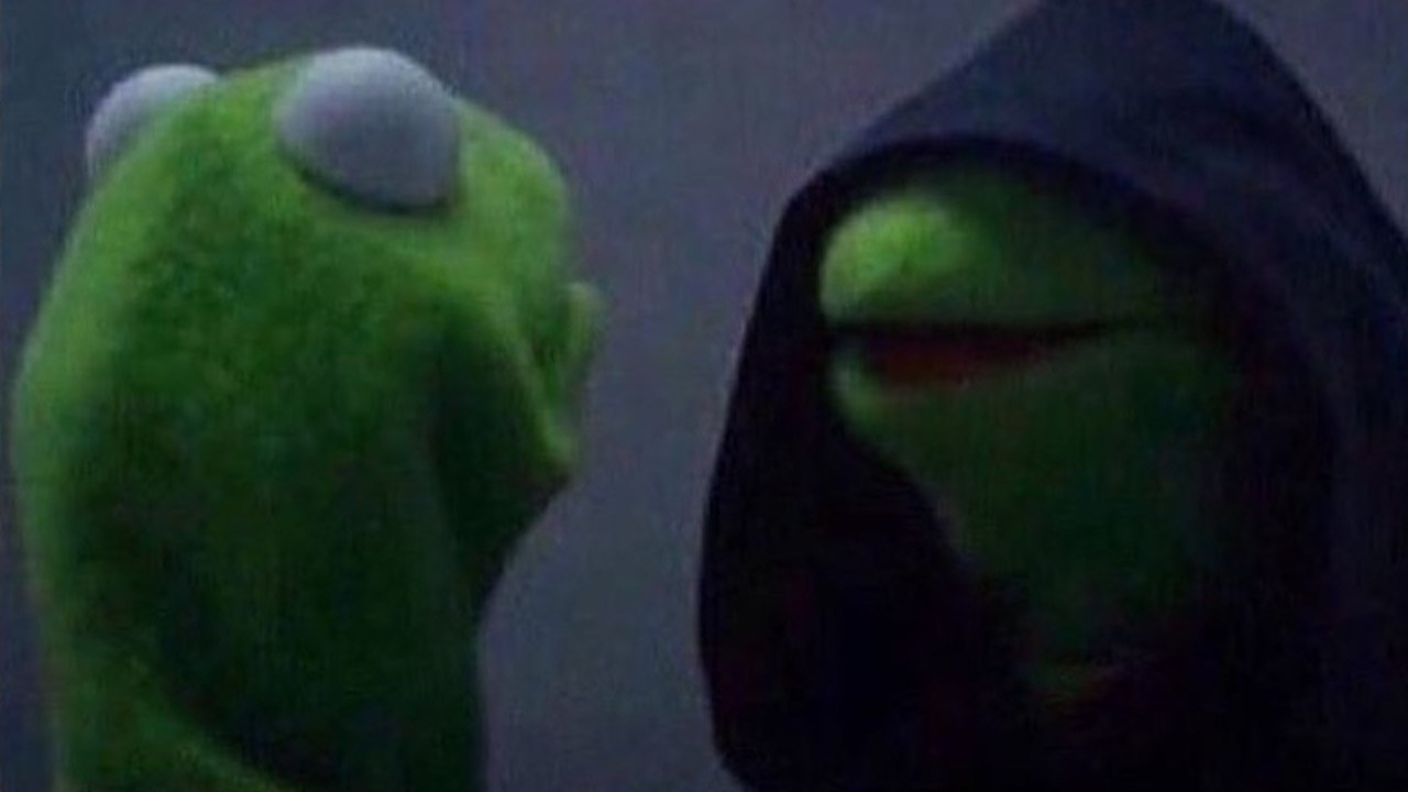 Evil Kermit She s Hungry Memes Imgflip