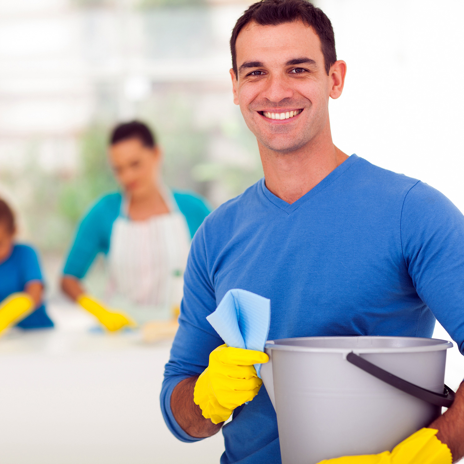 Man Cleaning Blank Template Imgflip