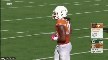 D'Onta Foreman celebrates - Imgflip
