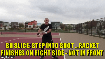 Tennis: BH Slice Front View - Imgflip