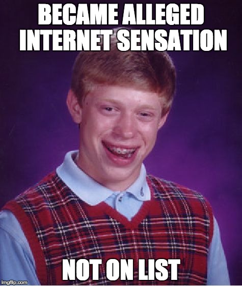 Bad Luck Brian Meme - Imgflip