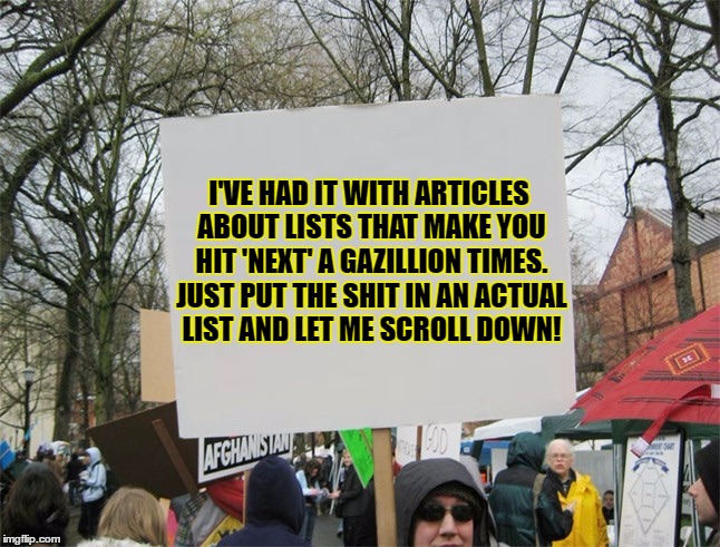 Blank protest sign - Imgflip