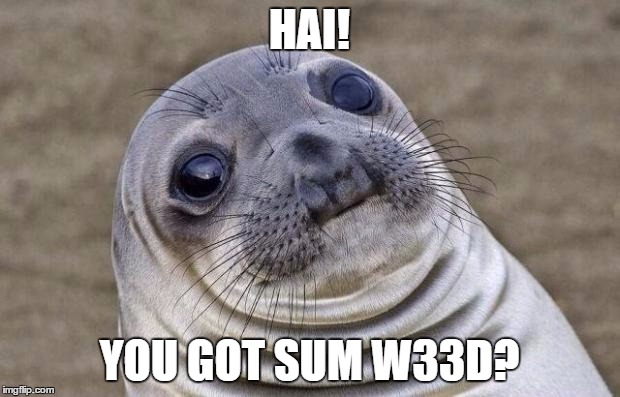 Awkward Moment Sealion Meme - Imgflip