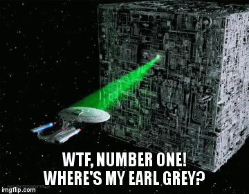 picard earl grey borg - Imgflip