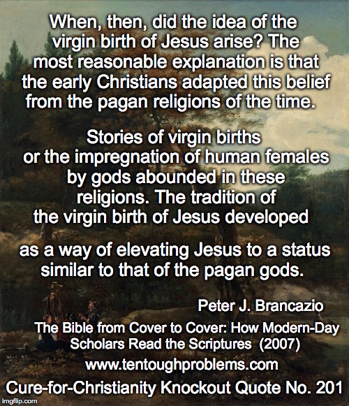 CCCQ No. 201, Brancazio, Elevating Jesus to a status similar to that of ...